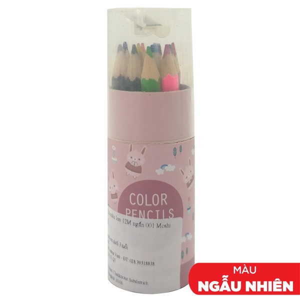 Hộp 12 Bút Chì Màu Moshi Moshi 001 (Mẫu Bao Bì Giao Ngẫu Nhiên ...