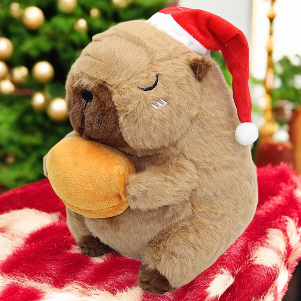 Thú Bông Capybara Noel 20 cm - Nuan Nuan 698201 - FAHASA.COM