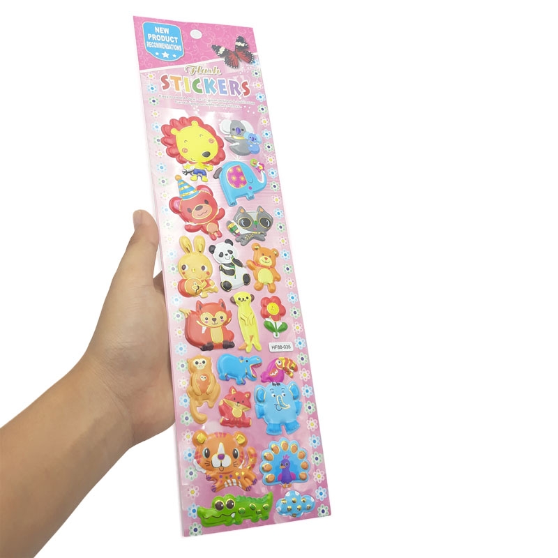 Sticker Nổi HF88-035 - Hình Động Vật Rừng - FAHASA.COM