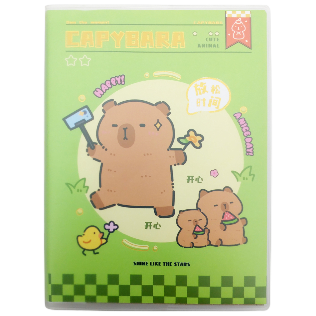 Sổ Teen Capybara Bìa Nhựa - Kẻ Ngang - 160 Trang 80gsm - Depai 64K6480 ...