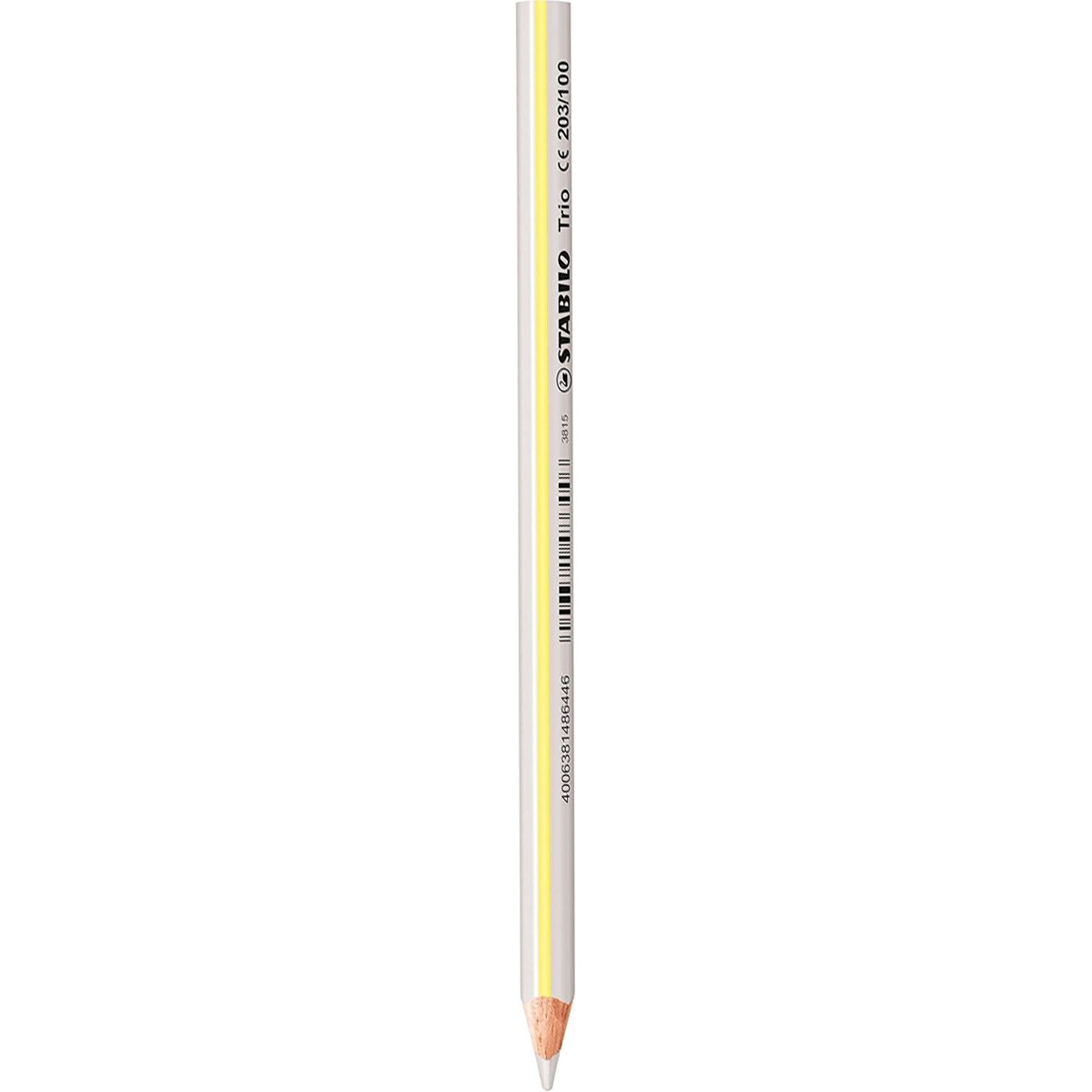 Bút Chì Màu Stabilo Trio Thick CL203-100 - Màu Trắng - FAHASA.COM