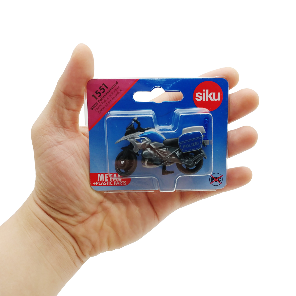 Đồ Chơi Mô Hình Xe Motor Cảnh Sát BWM - Siku 1551 - FAHASA.COM