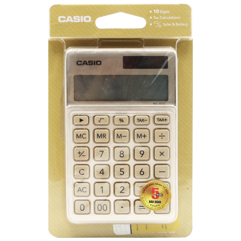 Máy Tính Văn Phòng Casio NS 10SC - GD - FAHASA.COM