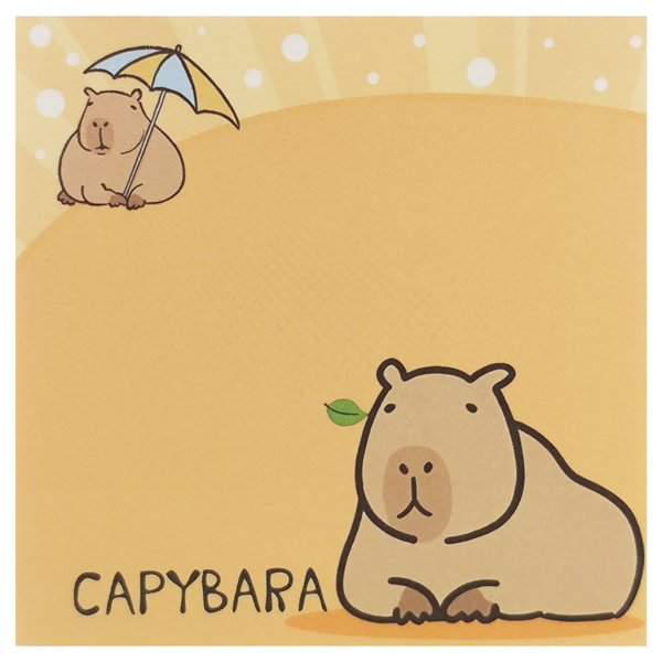 Giấy Note Capybara 13 x 9 cm - WanLongDa NBY750H-32 - Mẫu 3 (100 Tờ ...