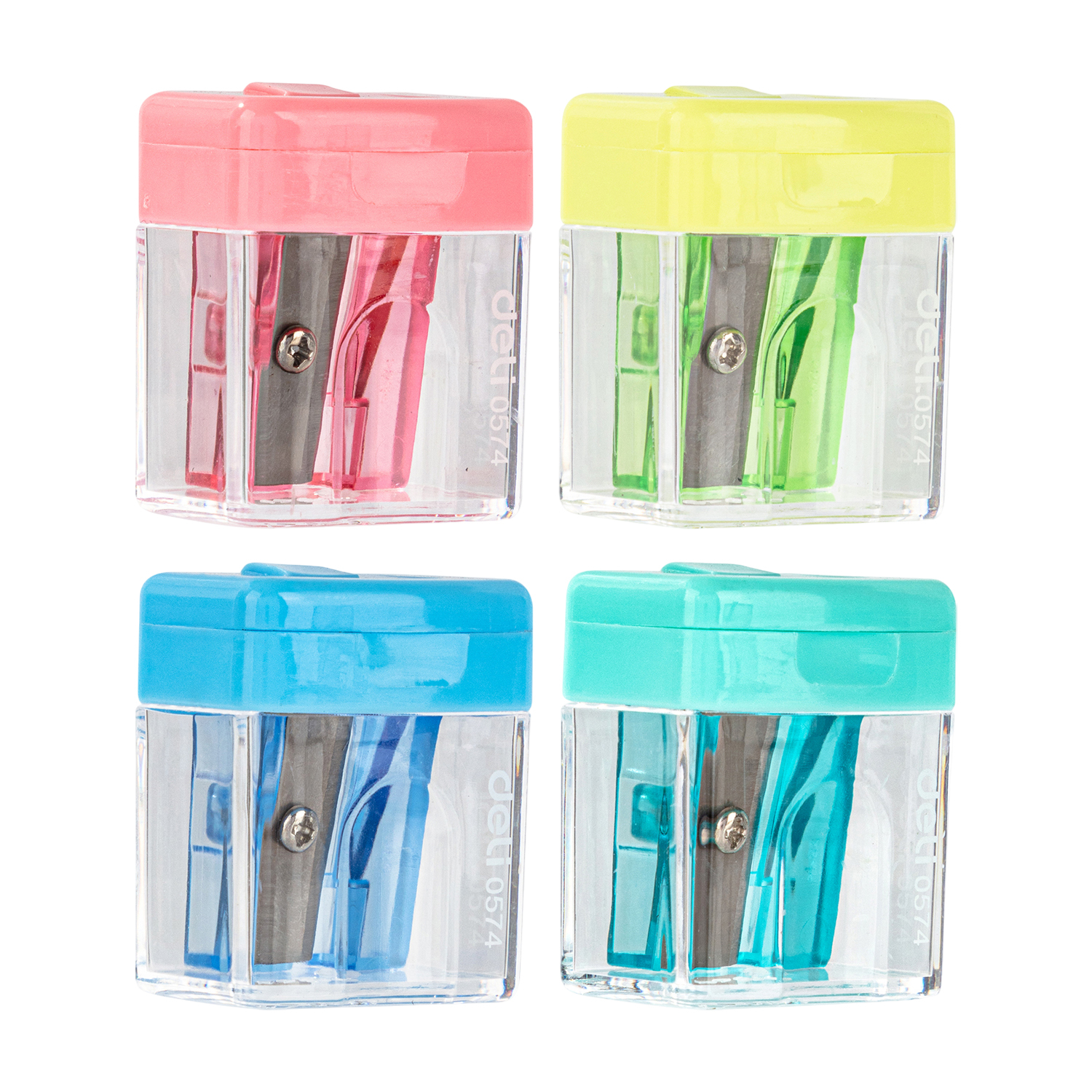Chuốt Chì Mini 1 Lỗ - Deli E0574 - Màu Hồng - FAHASA.COM