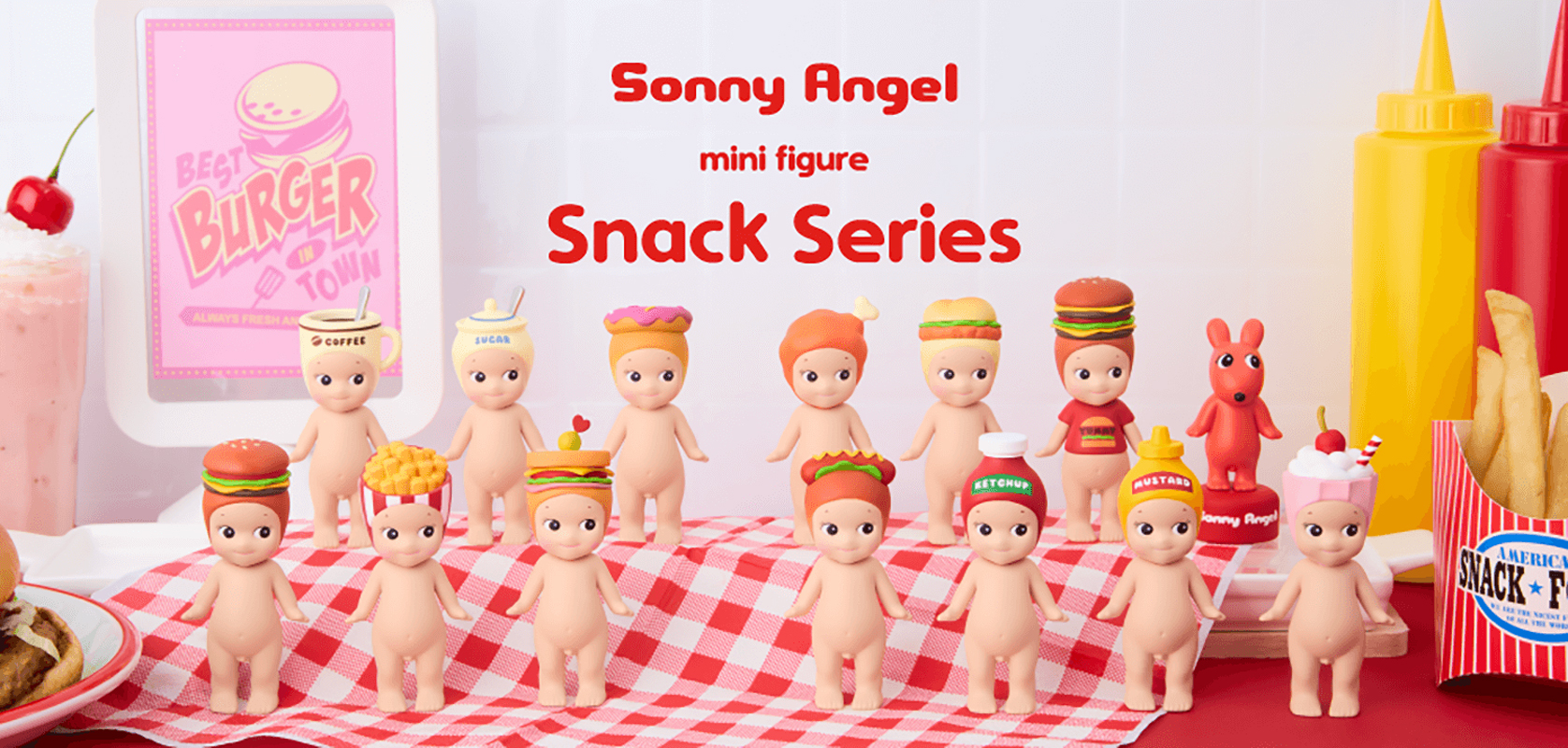 Blindbox Mô Hình Trang Trí Mini - Sonny Angel - Snack Series - Smiski ...