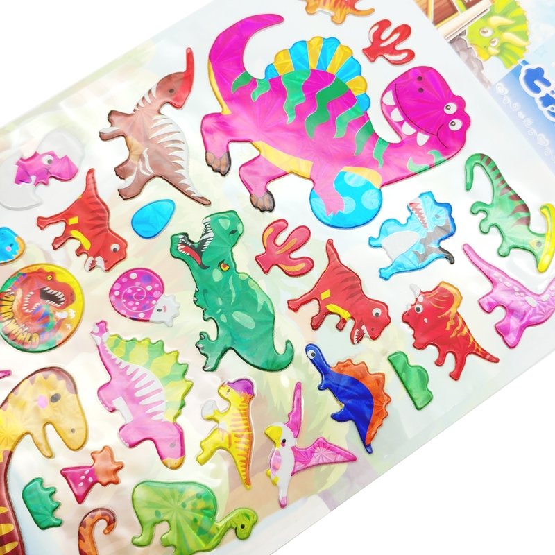 Sticker 3D ZC-CD-017 - Hình Khủng Long - FAHASA.COM