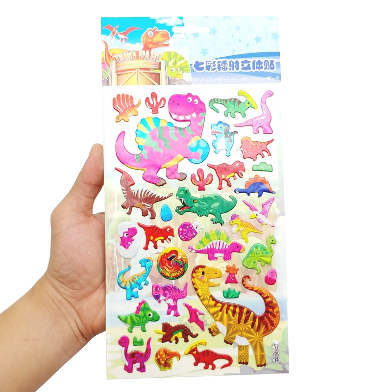 Sticker 3D ZC-CD-017 - Hình Khủng Long - FAHASA.COM
