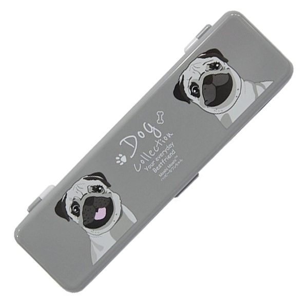Hộp Bút Nhựa Moshi Moshi 134 - Mẫu 2 - Màu Xám - FAHASA.COM