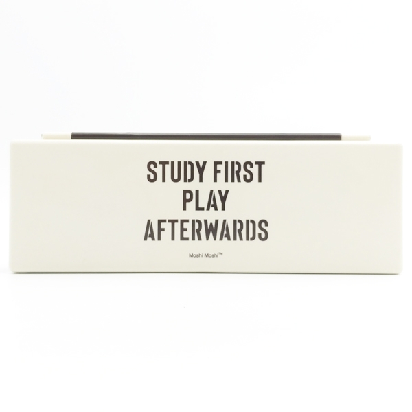 Hộp Bút Nhựa Moshi Moshi 356 - Màu Trắng - Study First Play Afterwards ...