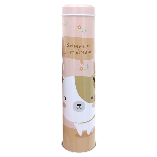 Hộp Bút Tròn Moshi 236 - Mẫu 6 - Màu Hồng - FAHASA.COM