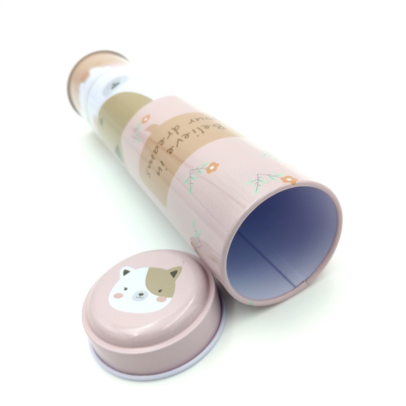 Hộp Bút Tròn Moshi 236 - Mẫu 6 - Màu Hồng - FAHASA.COM