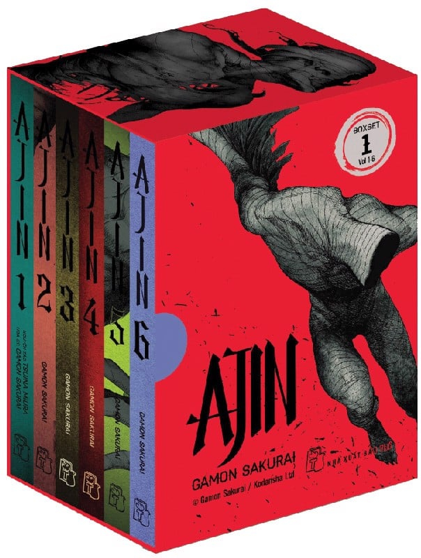 Truyện Tranh Ajin - BoxSet Số 1 (Tập 1 Đến Tập 6) - Tặng Kèm Bookmark ...