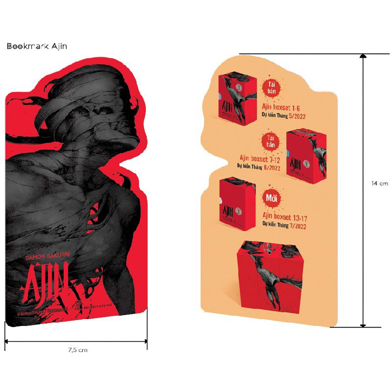 Truyện Tranh Ajin - BoxSet Số 1 (Tập 1 Đến Tập 6) - Tặng Kèm Bookmark ...