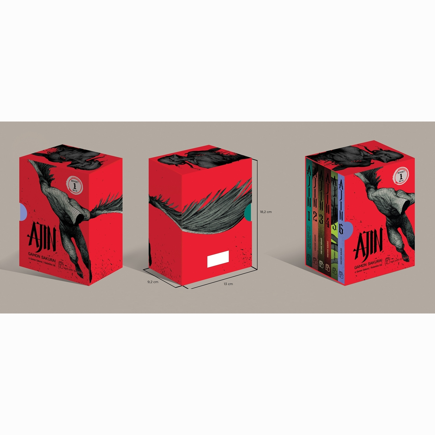 Truyện Tranh Ajin - BoxSet Số 1 (Tập 1 Đến Tập 6) - Tặng Kèm Bookmark ...