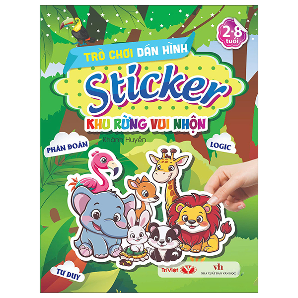 Sách Trò Chơi Dán Hình Sticker - Khu Rừng Vui Nhộn - FAHASA.COM