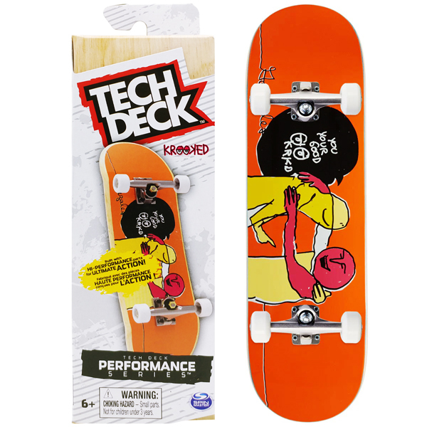 Đồ Chơi Ván Trượt Chuyên Nghiệp Tech Deck 6066590 - Mẫu 18 - Krooked - FAHASA.COM