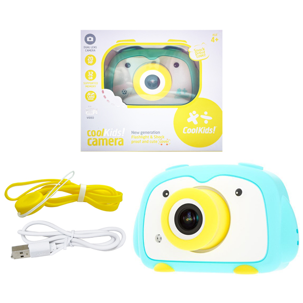 Đồ Chơi Máy Chụp Hình Thú Cưng - Vịt Xanh Đáng Yêu - COOLKIDS YT010/BL - FAHASA.COM