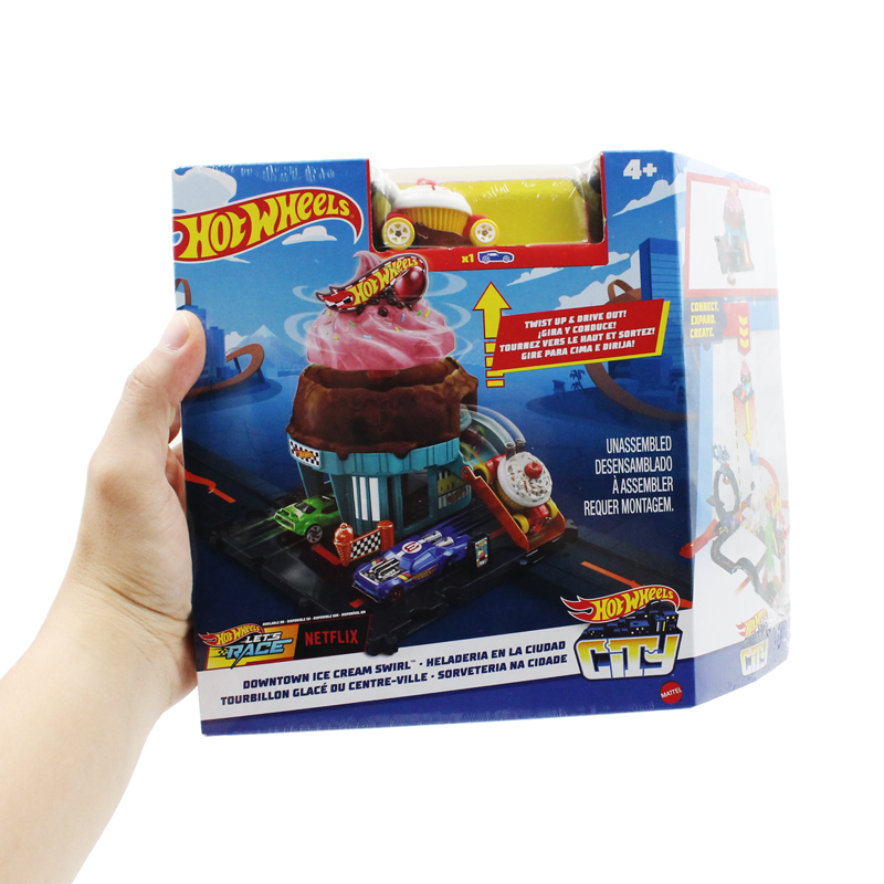 Đồ Chơi Mô Hình Tiệm Bán Kem Pink Chocolate - Hot Wheels City HTN77 ...