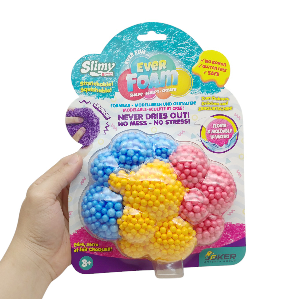 Đồ Chơi Sáng Tạo Slimy Foam Slime Xốp 3 Màu - Slimy 38004/RD-OR-BL - Đỏ ...