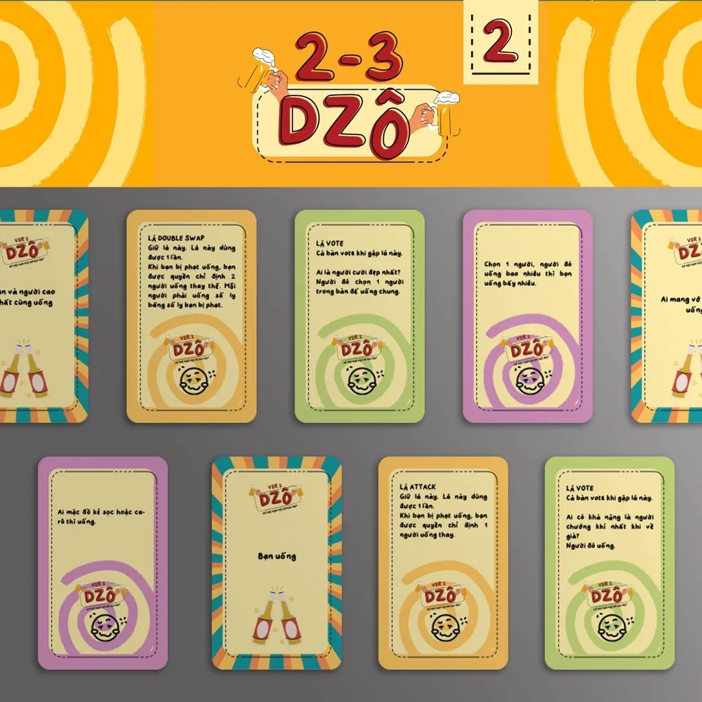 Boardgame 2-3 Dzô Ver 2 - The Kas - FAHASA.COM