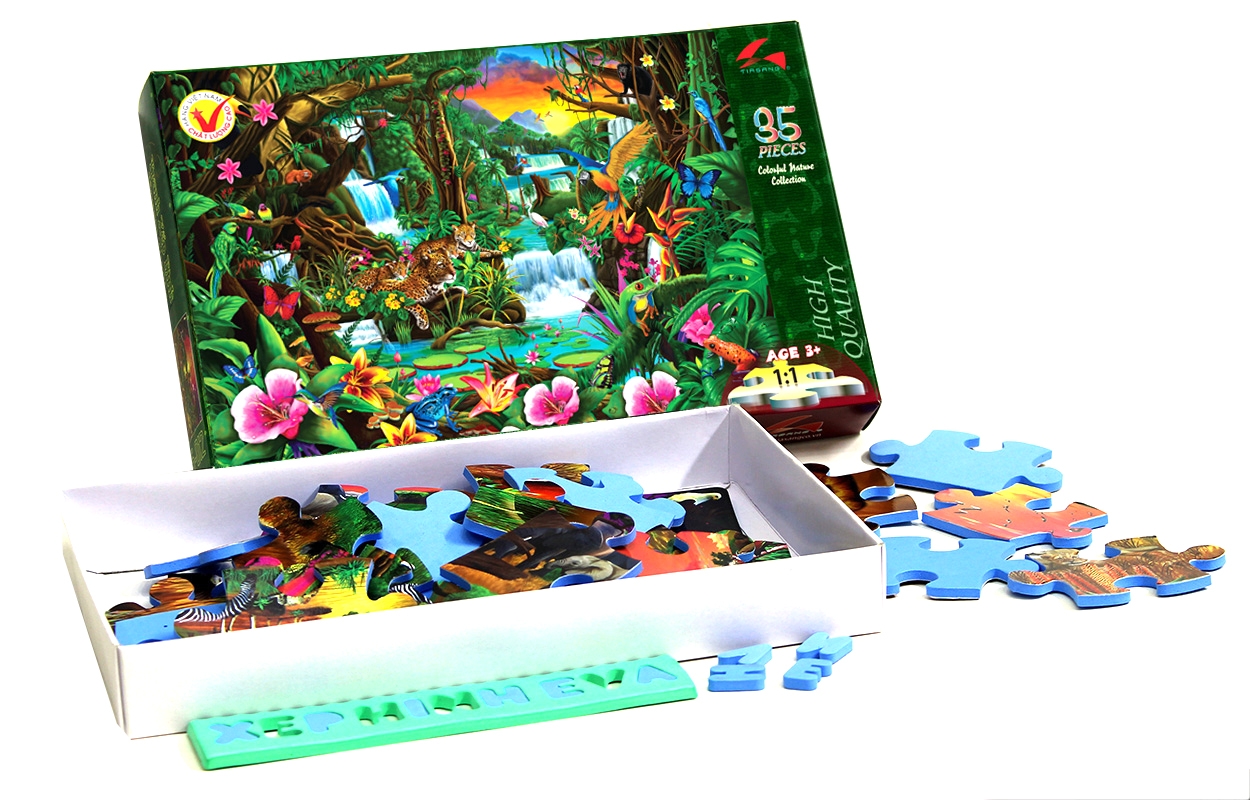 Tranh Xếp Hình EVA 35 Mảnh - Rừng Nhiệt Đới 35-009 - FAHASA.COM