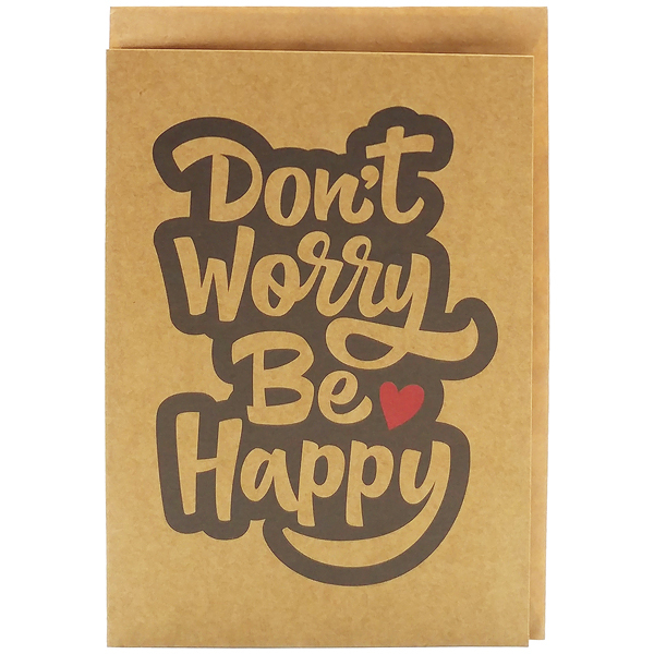 Thiệp Giấy Kraft Theo Phong Cách Typography - Greenwood TP34-22 - Don't ...