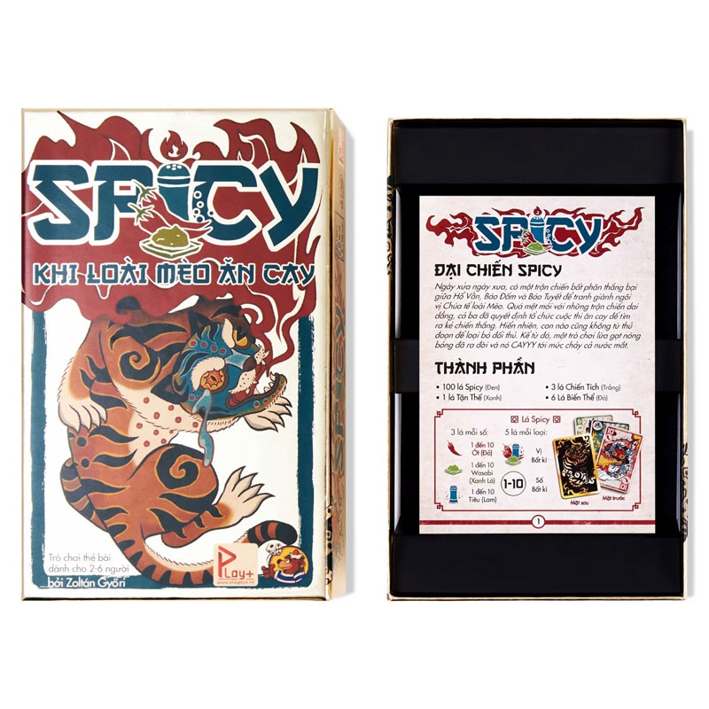 Boardgame SPICY - Khi Loài Mèo Ăn Cay - Play+ - FAHASA.COM
