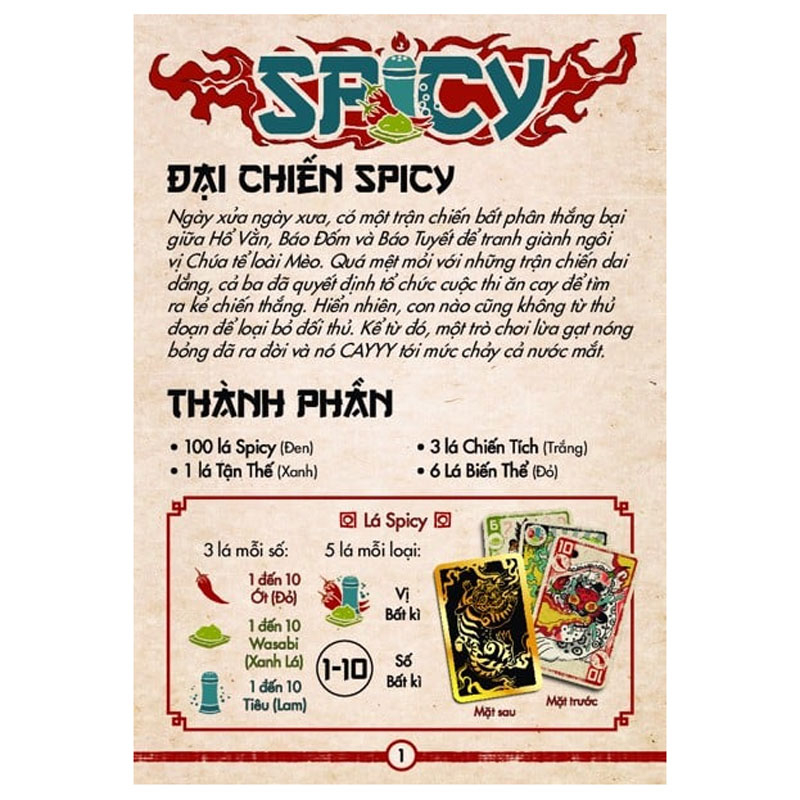 Boardgame SPICY - Khi Loài Mèo Ăn Cay - Play+ - FAHASA.COM