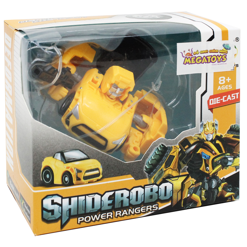 Đồ Chơi Mô Hình Ô Tô Biến Hình Robot - Shide Toys 611-2 - Màu Vàng ...