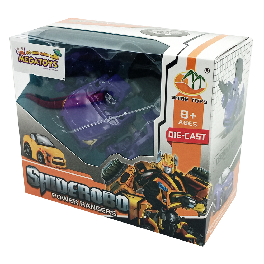 Đồ Chơi Mô Hình Ô Tô Biến Hình Robot - Shide Toys 611-2 - Màu Tím ...
