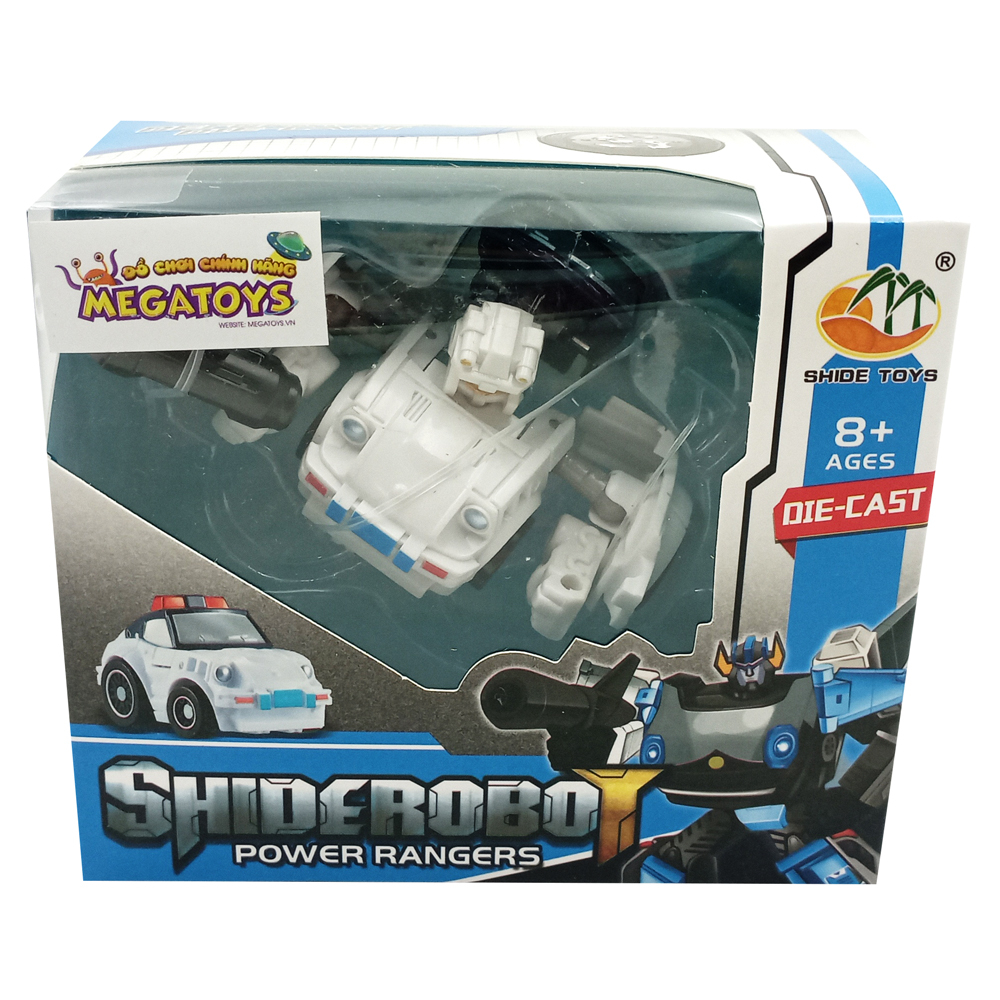 Đồ Chơi Mô Hình Ô Tô Biến Hình Robot - Shide Toys 611-2 - Màu Trắng ...