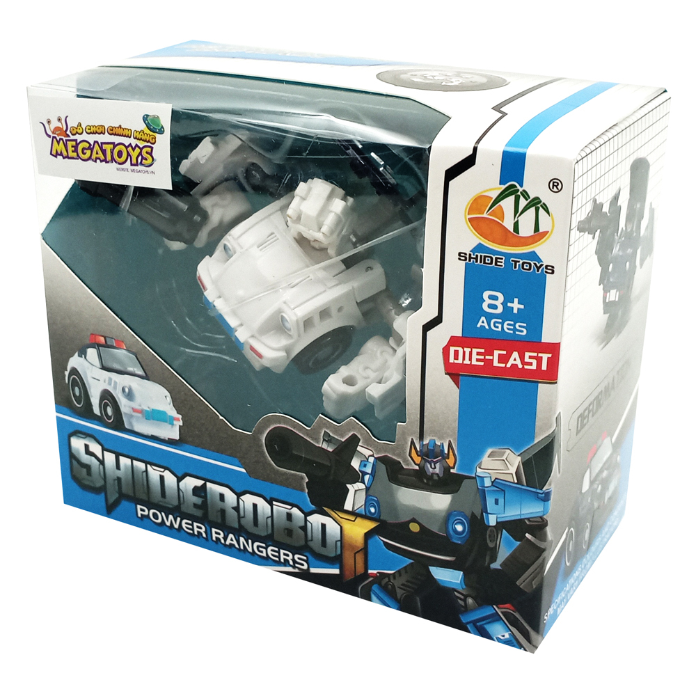 Đồ Chơi Mô Hình Ô Tô Biến Hình Robot - Shide Toys 611-2 - Màu Trắng ...