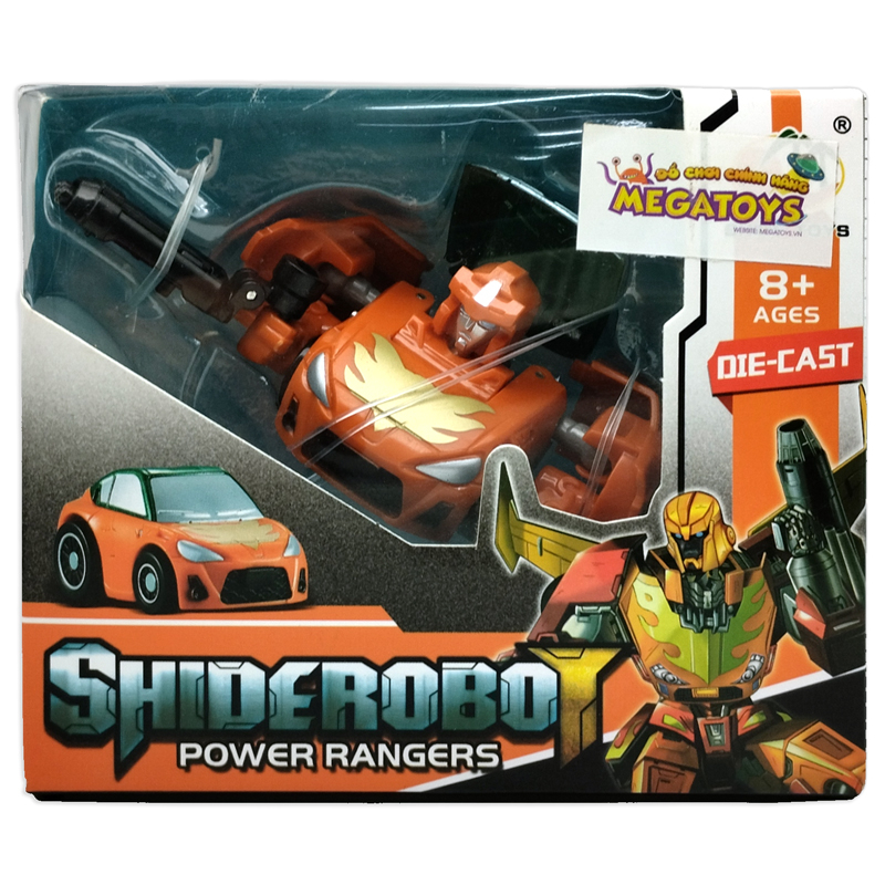 Đồ Chơi Mô Hình Ô Tô Biến Hình Robot - Shide Toys 611-2 - Màu Cam ...