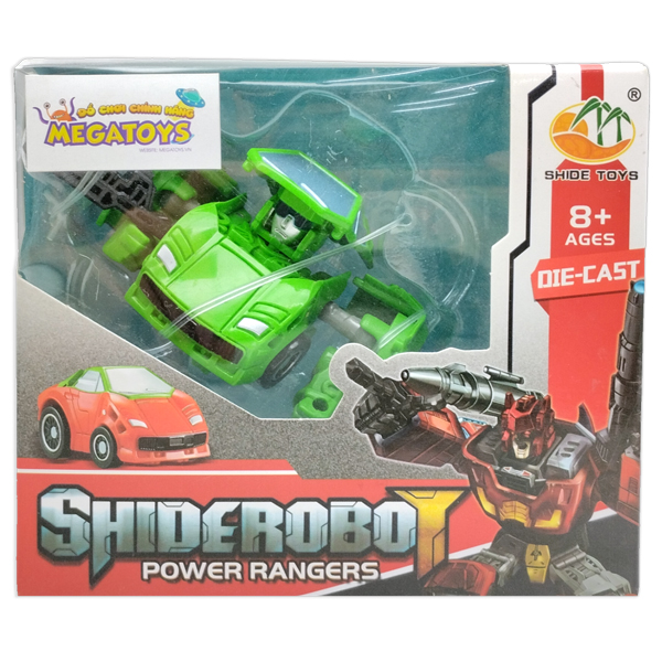 Đồ Chơi Mô Hình Ô Tô Biến Hình Robot - Shide Toys 611-2 - Màu Xanh Lá ...