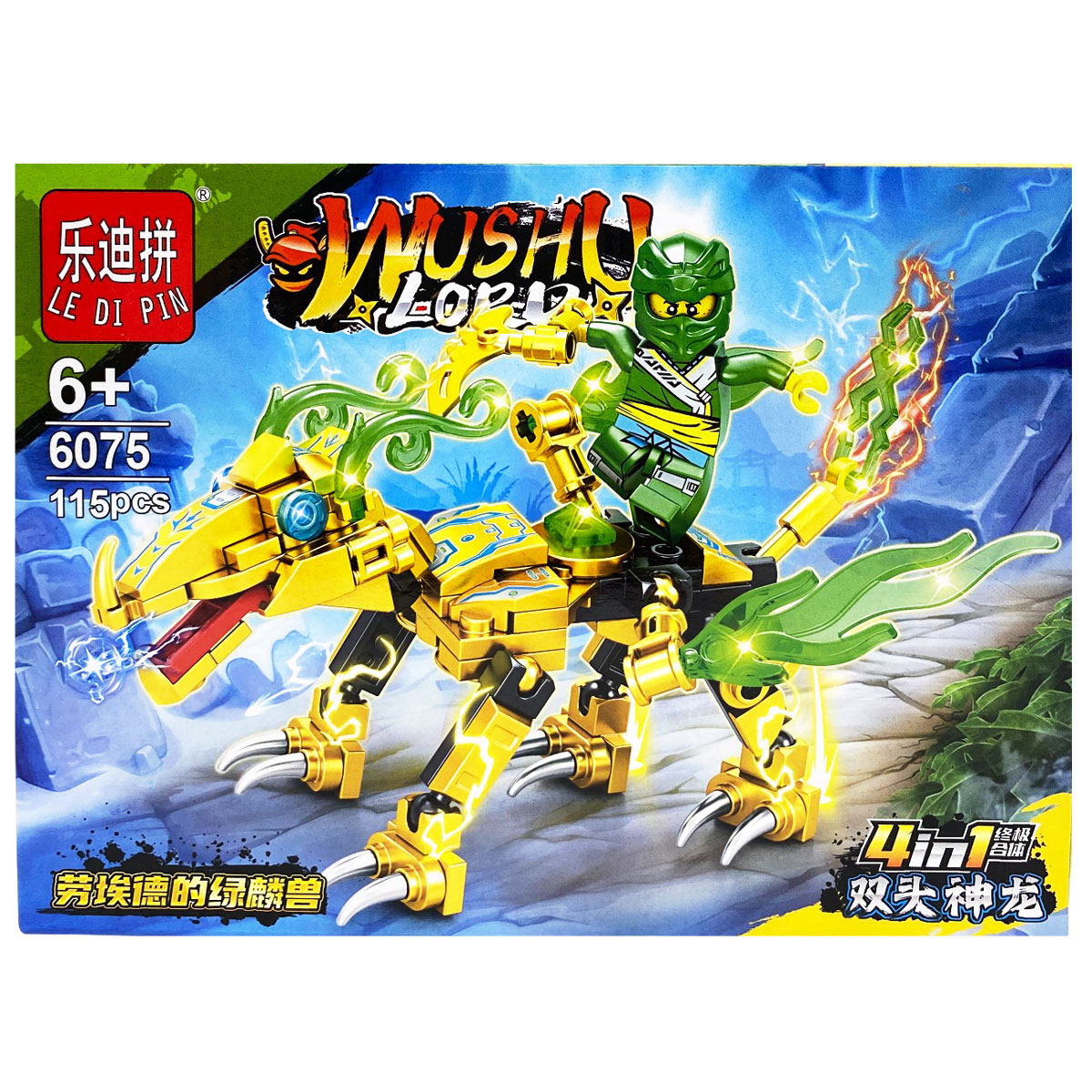 Đồ Chơi Lắp Ráp Ninja 01 - Ledipin TP-6075 - Mẫu 3 (115 Mảnh Ghép ...
