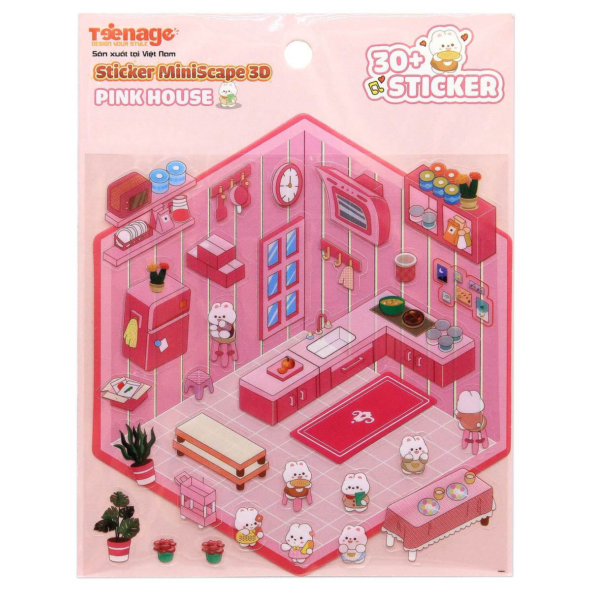 Sticker MiniScape 3D - Teenage MS-01 - FAHASA.COM