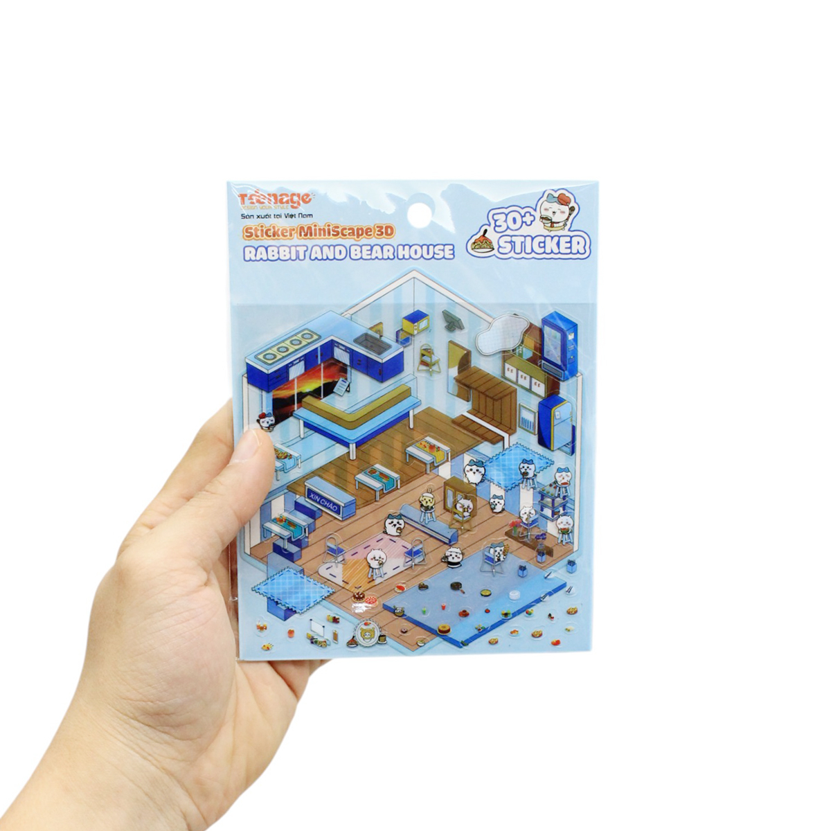Sticker MiniScape 3D - Teenage MS-04 - FAHASA.COM