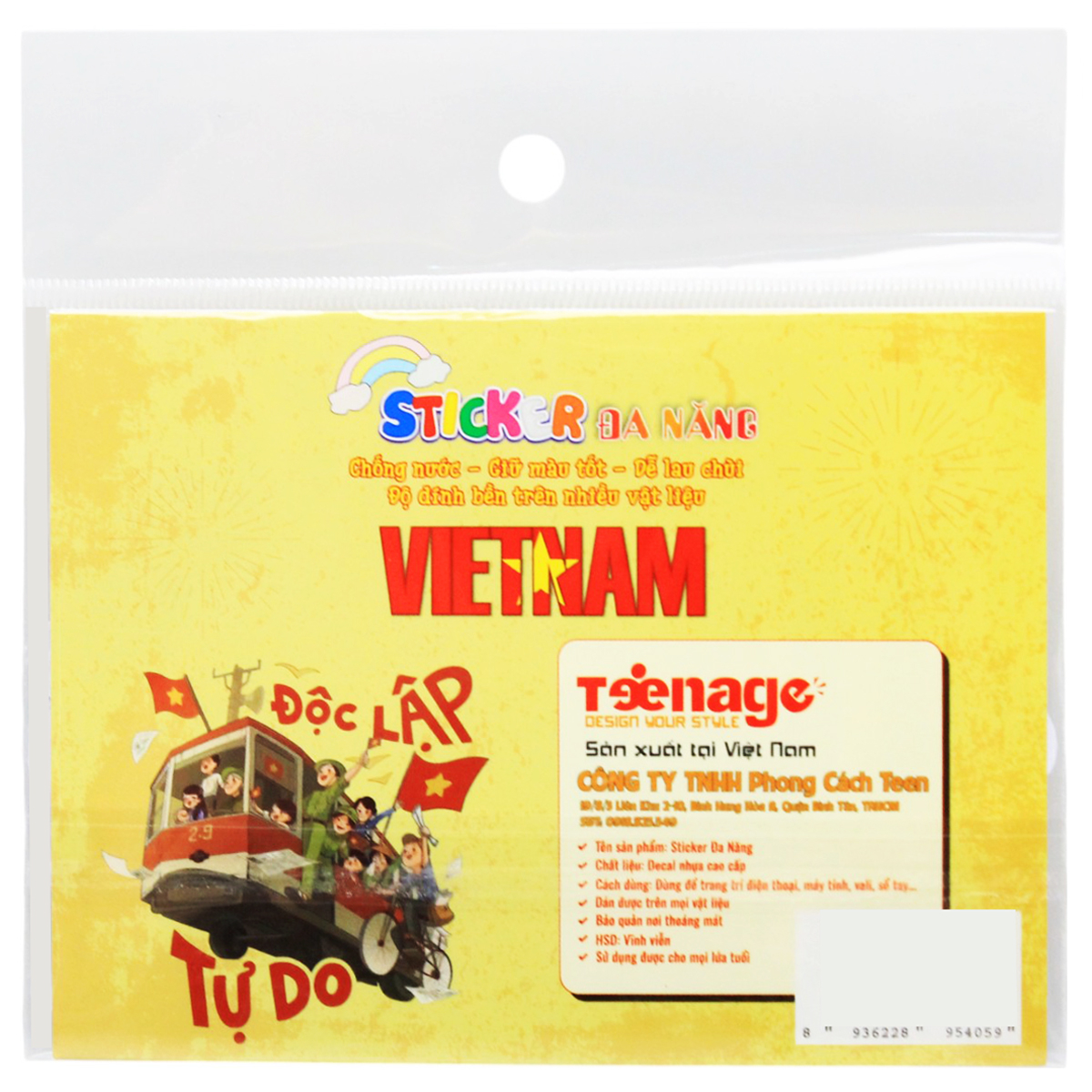 Bộ Sticker Đa Năng - Teenage CTE-064 - FAHASA.COM