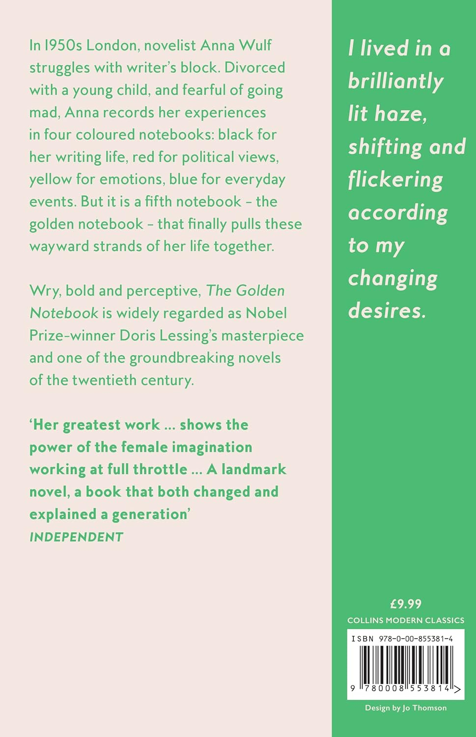 Collins Modern Classics - The Golden Notebook - FAHASA.COM