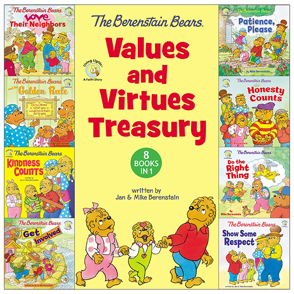 The Berenstain Bears Values And Virtues Treasury: 8 Books In 1 - FAHASA.COM