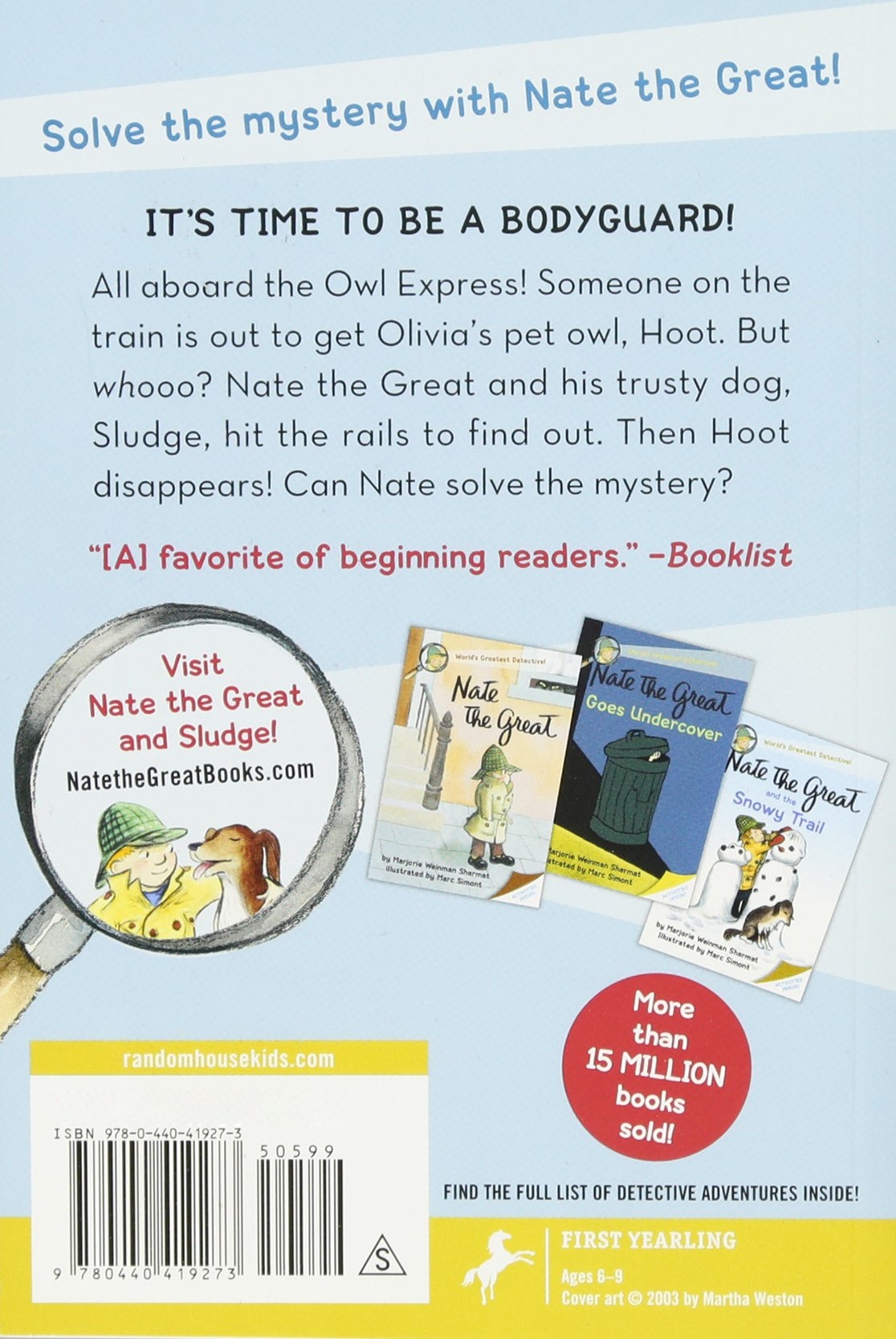 Nate The Great On The Owl Express (Nate The Great Detective Stories ...