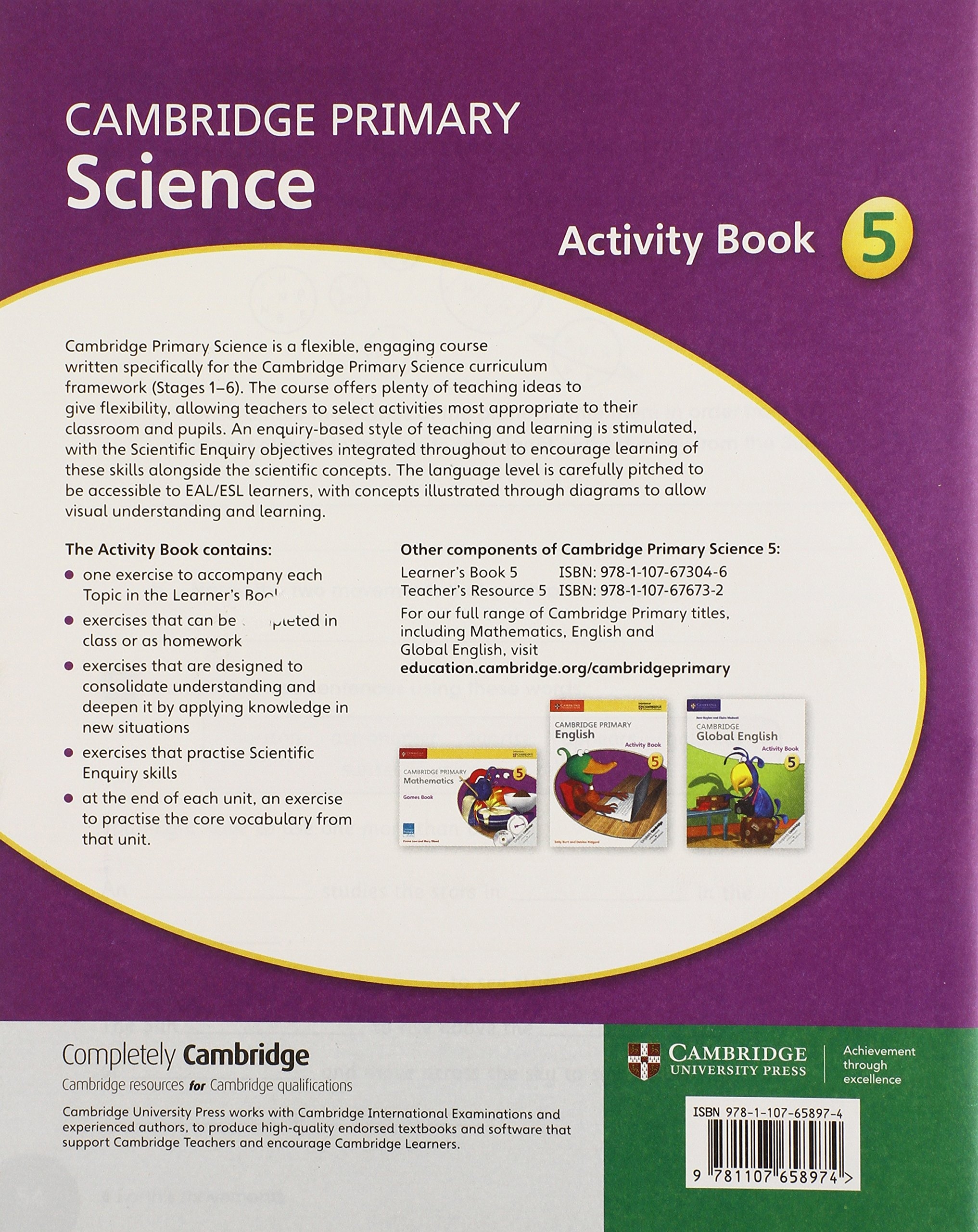 Cambridge Primary Science Stage 5 Activity Book - FAHASA.COM