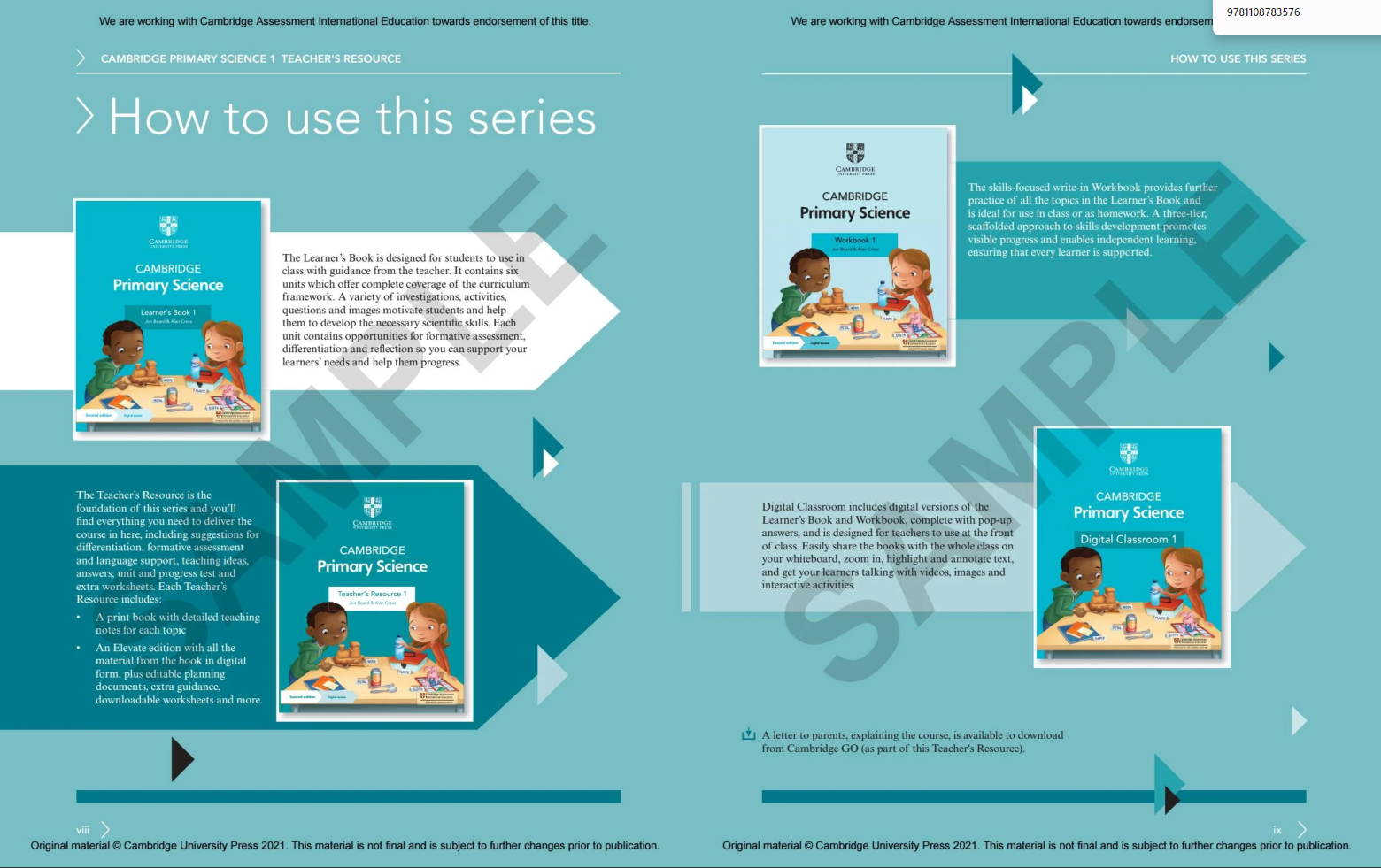 Cambridge Primary Science Teacher's Resource 1 With Digital Access (2nd ...