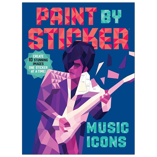 Paint By Sticker: Music Icons: Re-Create 12 Classic Photographs One ...