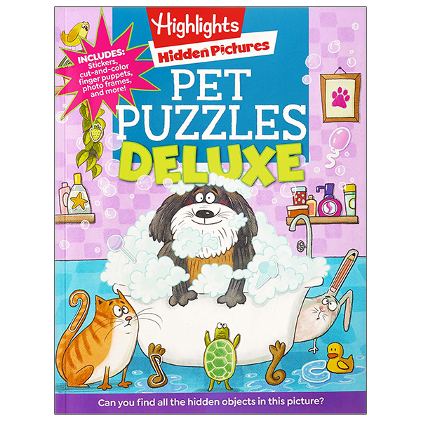 Pet Puzzles Deluxe (Highlights Hidden Pictures) - FAHASA.COM