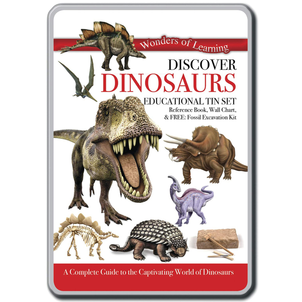 Wonders Of Learning: Discover Dinosaurs Educational Tin Set - FAHASA.COM