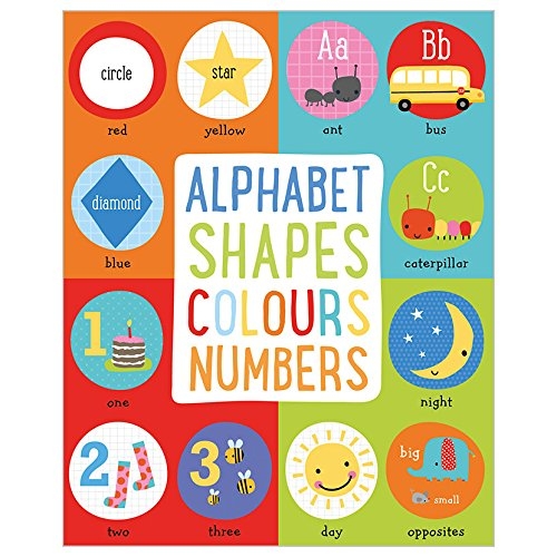 Alphabet, Shapes, Colours, Numbers (Board Book) - FAHASA.COM