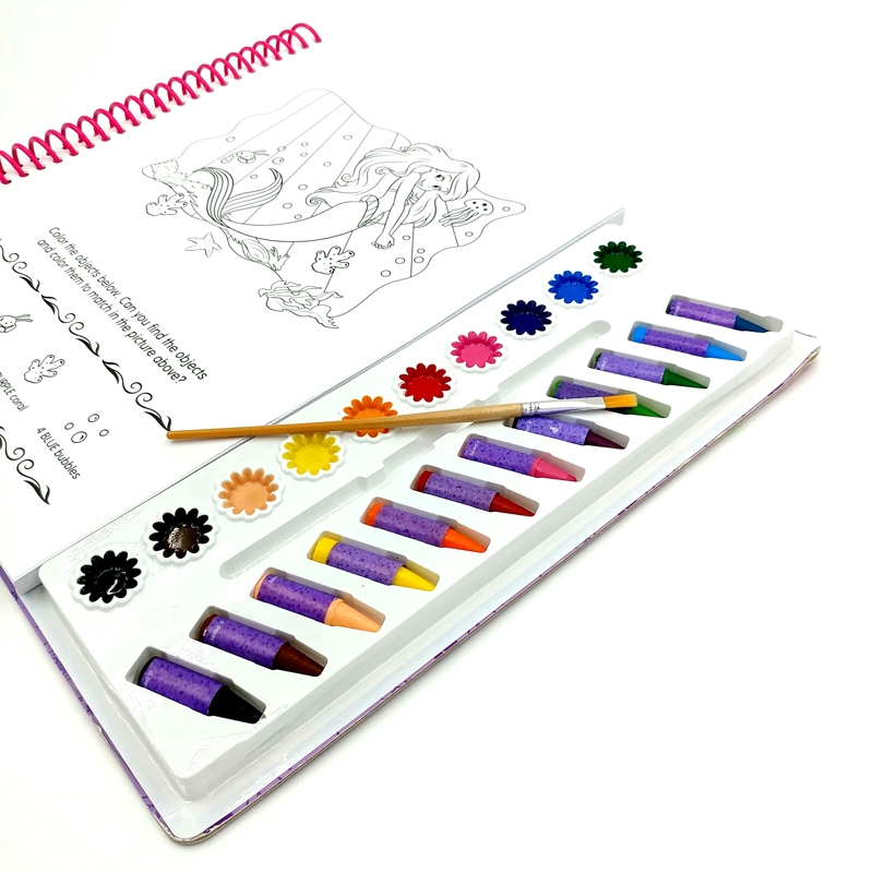 Disney Princess Deluxe Paint / Crayon Book - FAHASA.COM