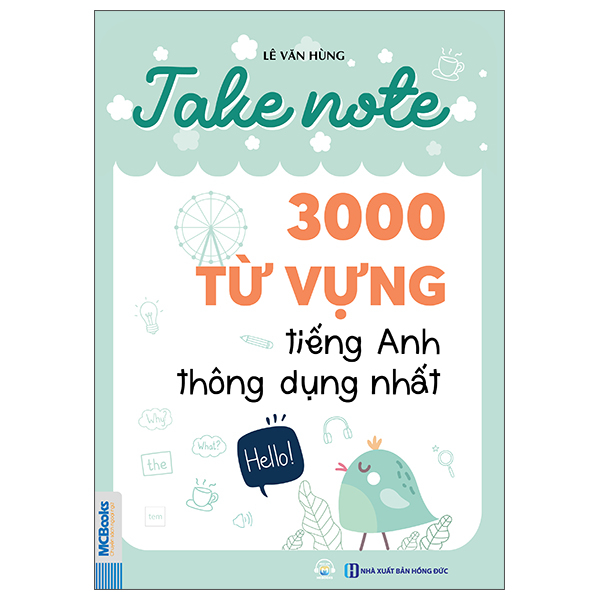 Sách Take Note - 3000 Từ Vựng Tiếng Anh Thông Dụng Nhất - FAHASA.COM
